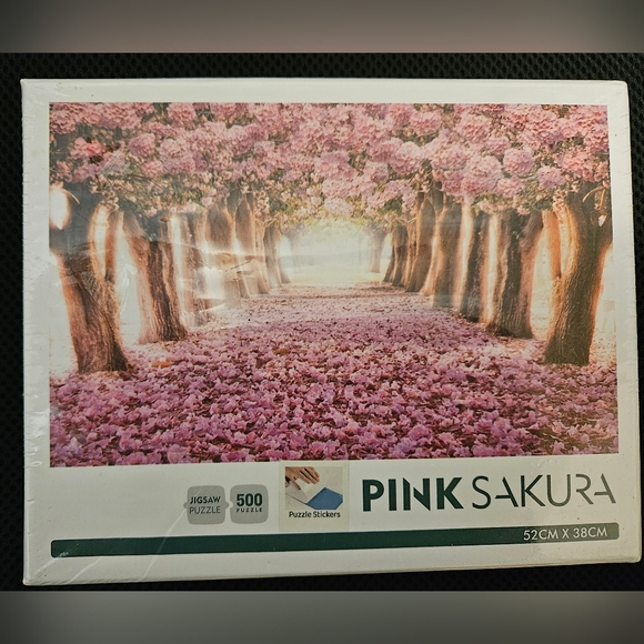 Jigsaw | Games | Nwt Pink Sakura Puzzle | Poshmark